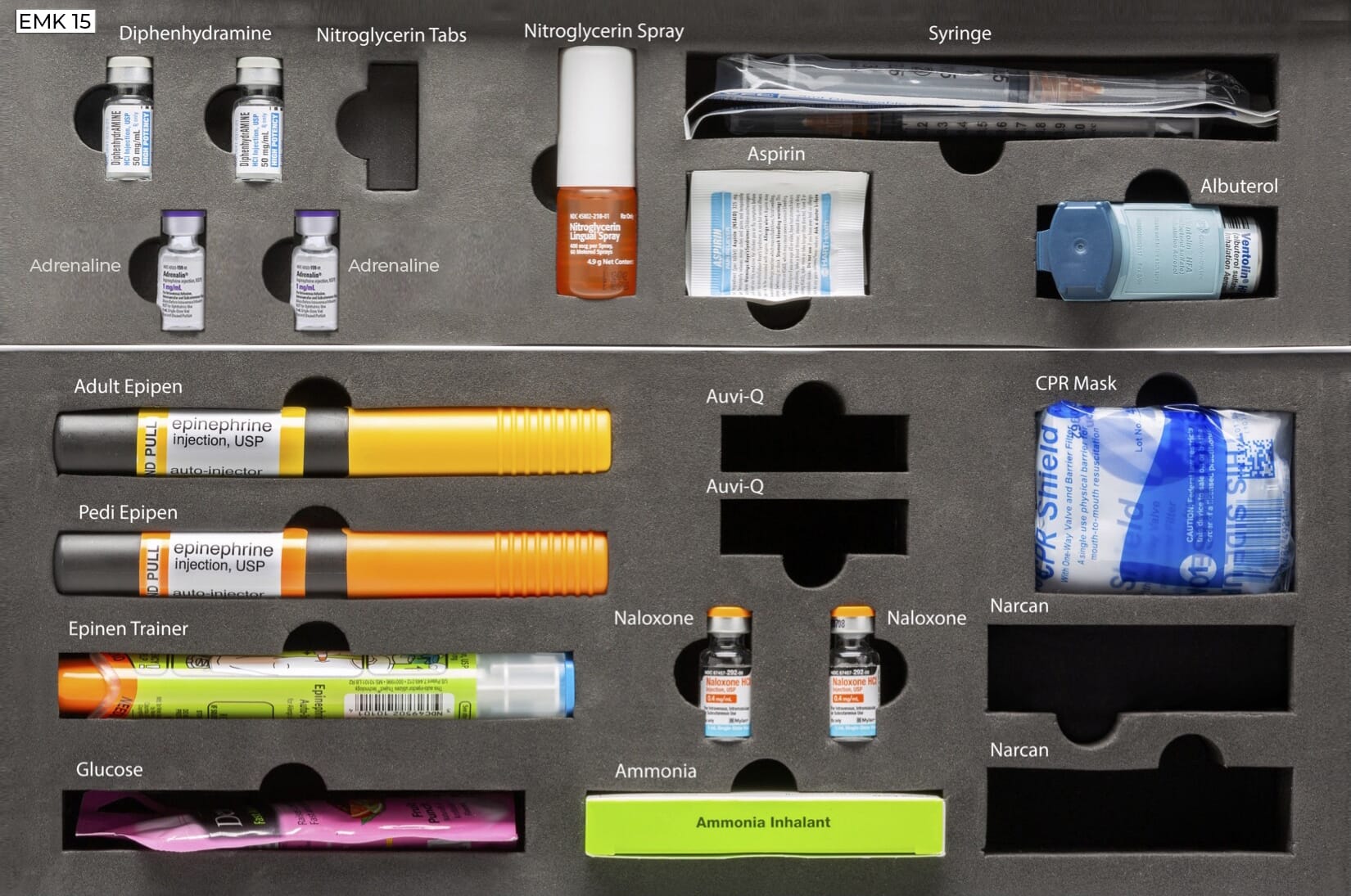 EMK15 | Emergency Medical Kit for Adult, Elderly & Pediatric